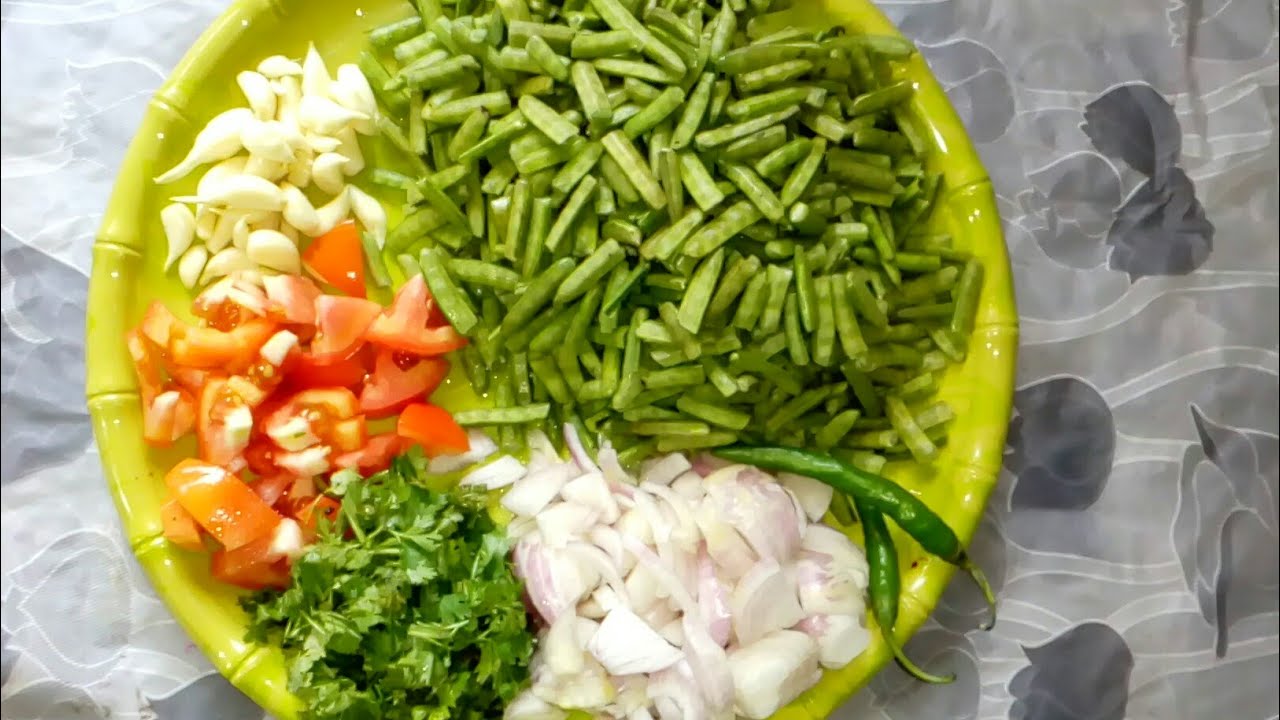 # gwar fali ki sabji/कच्चा मसाला रेसिपी/केवांच की सब्जी बनाये इस तरह से ...