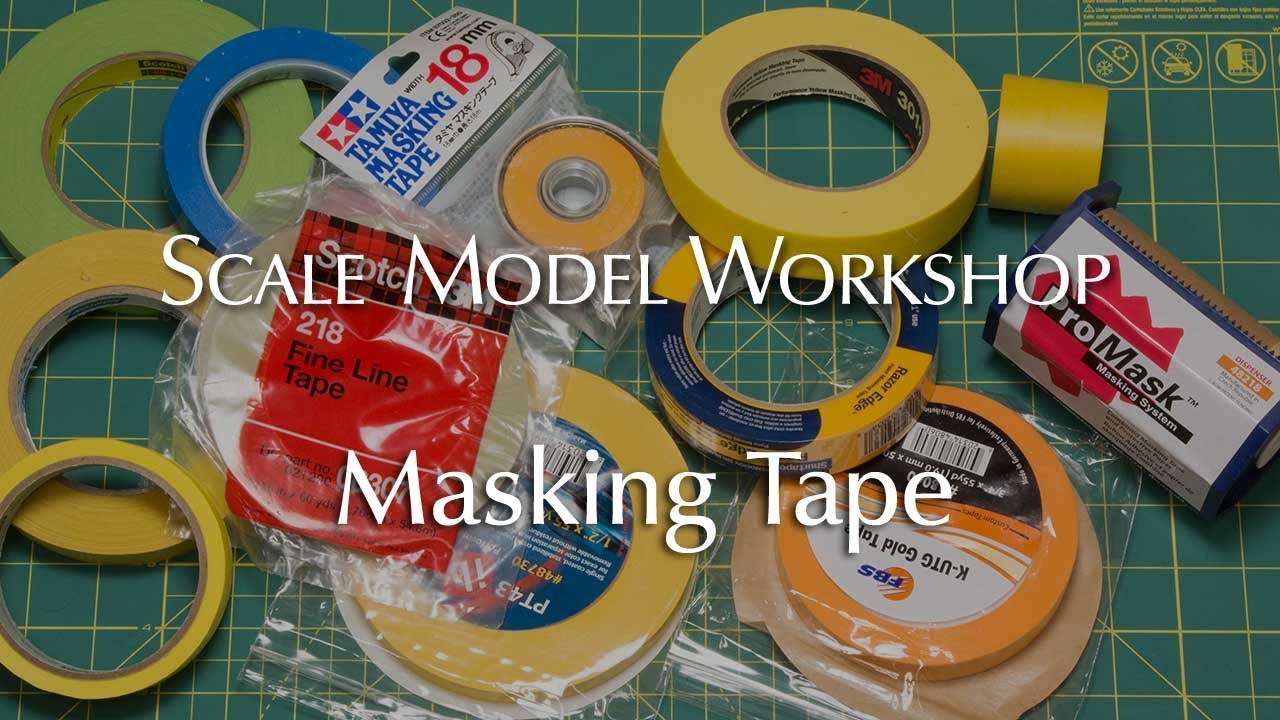 Masking Tape for Scale Modeling - YouTube