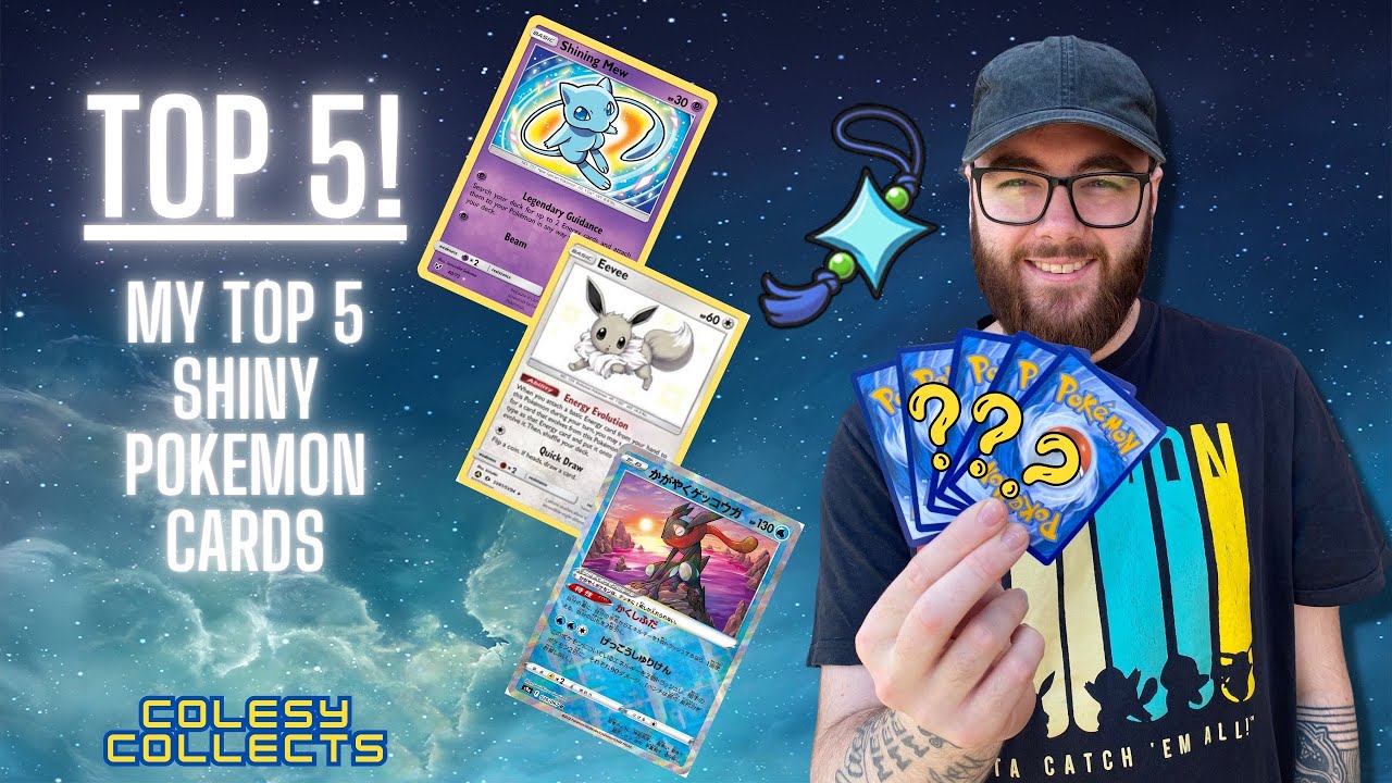 My Top 5 SHINY Pokémon Cards! CRAZY NO.1 Spot! - YouTube