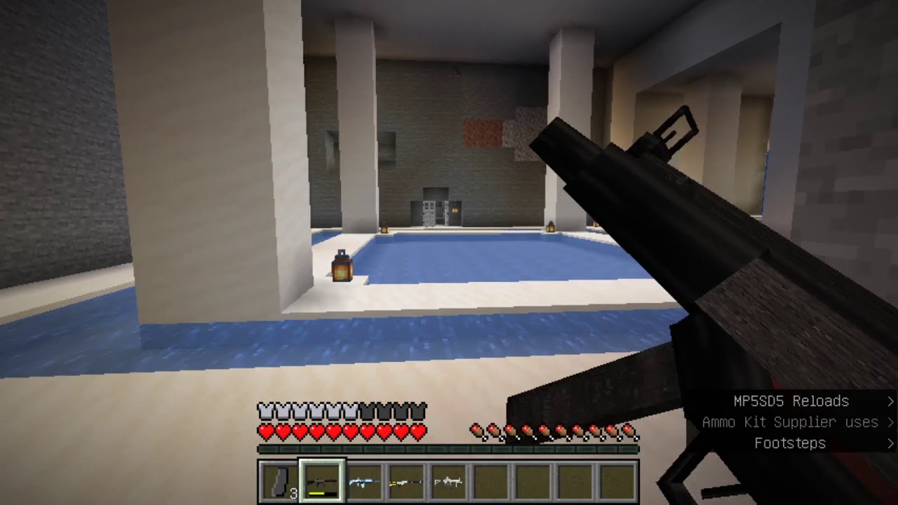 AVA mod in Minecraft 6 - Hand Animations for All Guns - YouTube