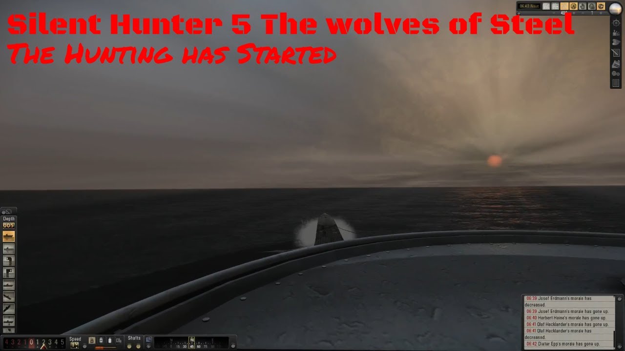 Silent Hunter 5 The wolves of Steel | Patrols of U 124, Patrol 1 End ...