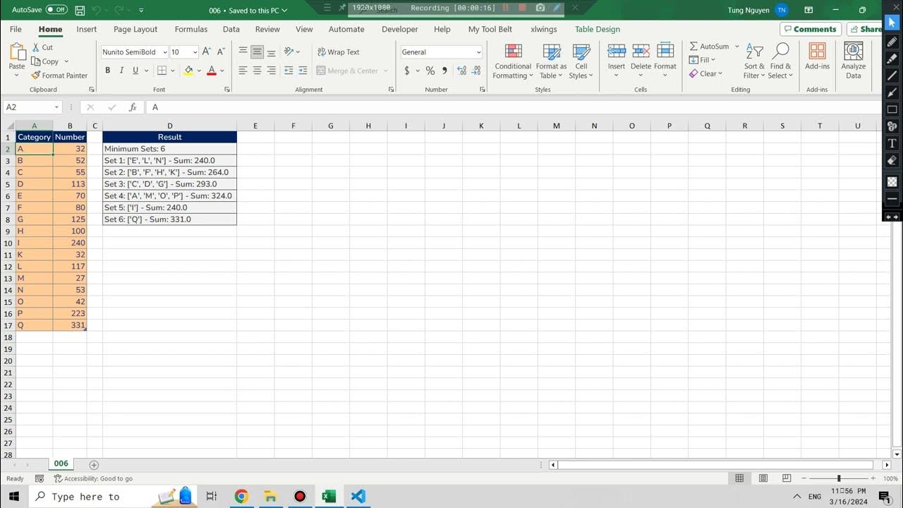 MÔ TẢ TASK THỰC TẾ: TỐI ƯU HÓA DANH MỤC - TÌM CÁC NHÓM KẾT HỢP HOÀN HẢO | PYTHON - EXCEL - YouTube
