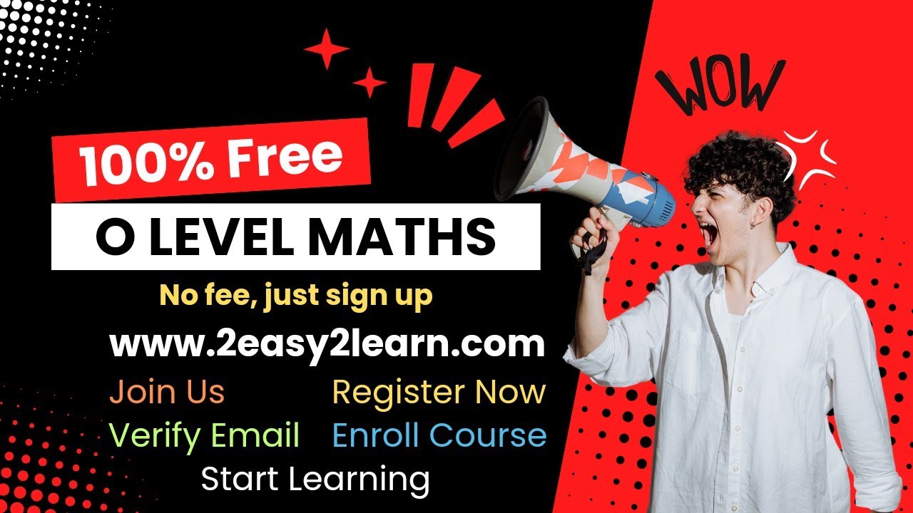 O Level, IGCSE, & Digital SAT Maths Simplified | Step-by-Step Lessons ...