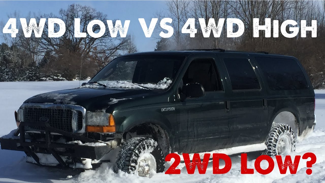 High vs low? 2WD Low Range?: When you should and shouldnt use 4 Wheel ...