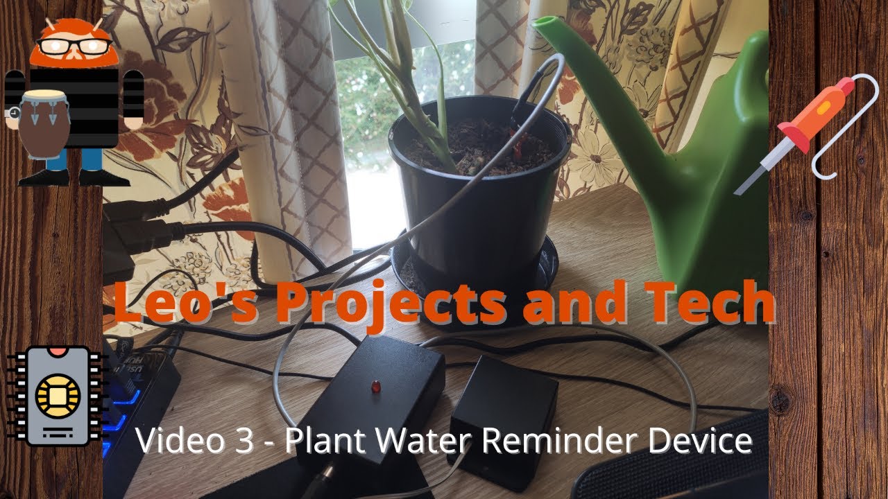 Plant Water Reminder Device - Mobile Push Notifications - YouTube
