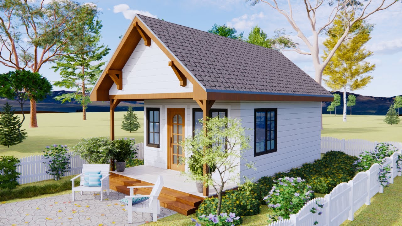 4,5x6m (290sqft) COZY Small Home Simple but Perfect | Exploring Tiny ...