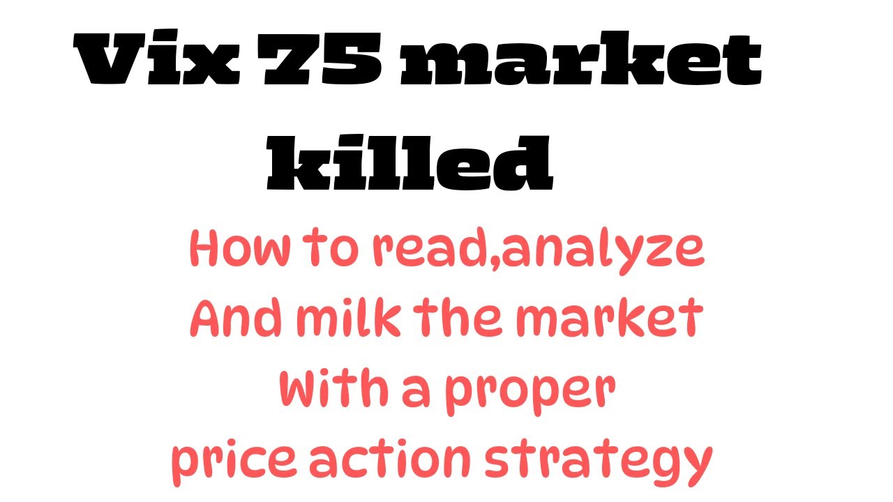 Price action strategy for vix 75 and any other financial market ...