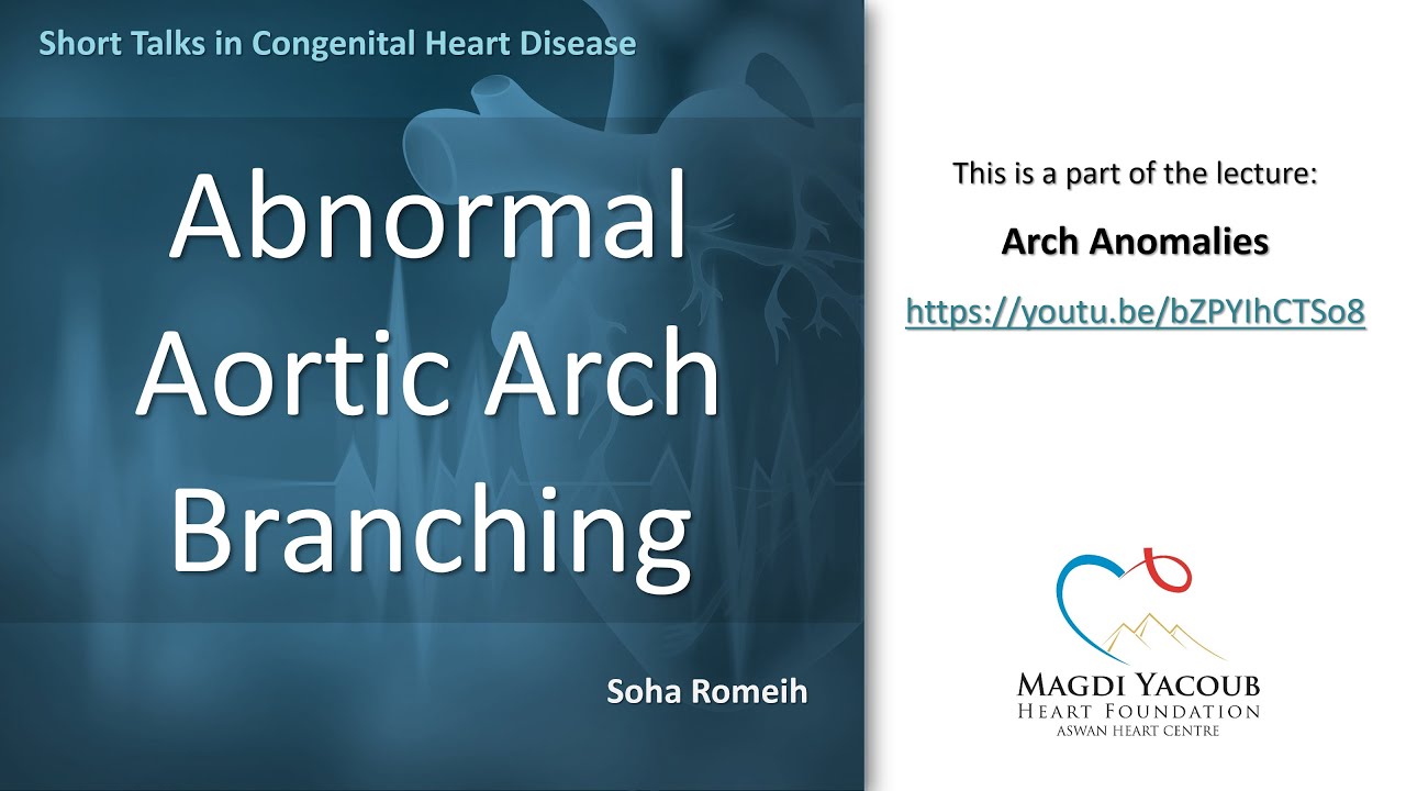 Abnormal Aortic Arch Branching - Soha Romeih - YouTube