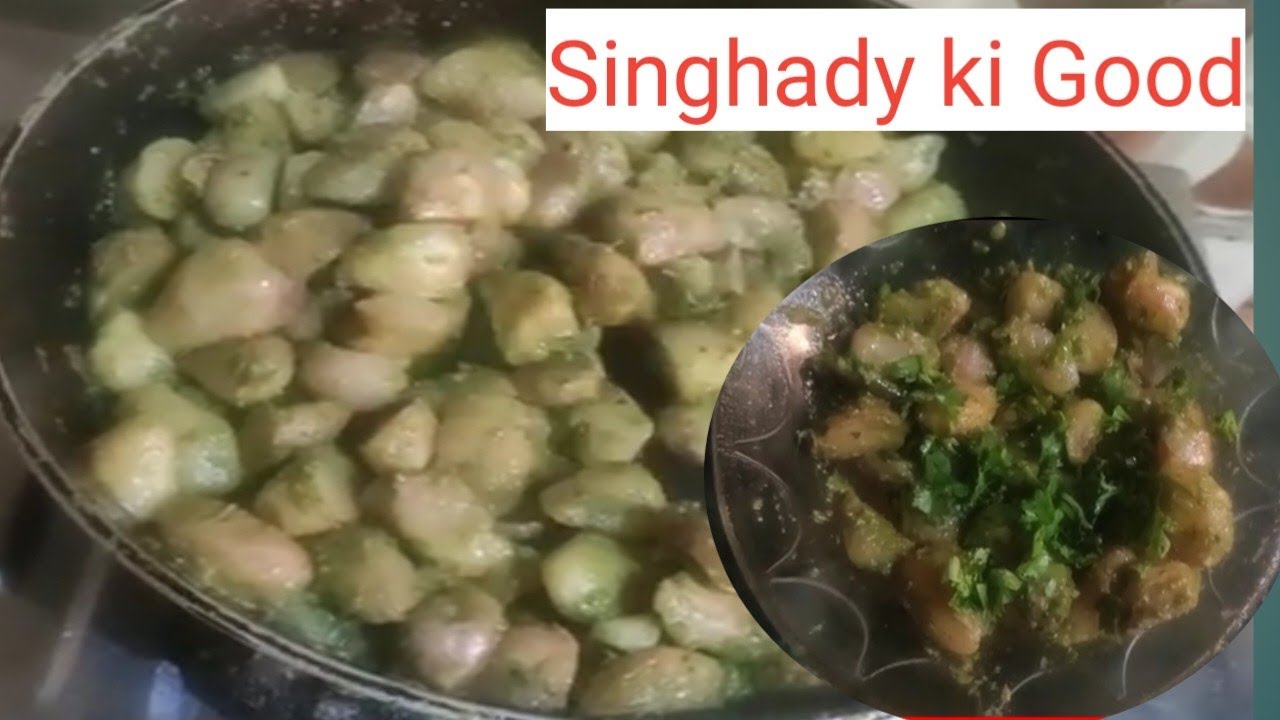 Kachchy Singhade godi Recipe | Singhade Chuatni Me Kaise Banaye ...