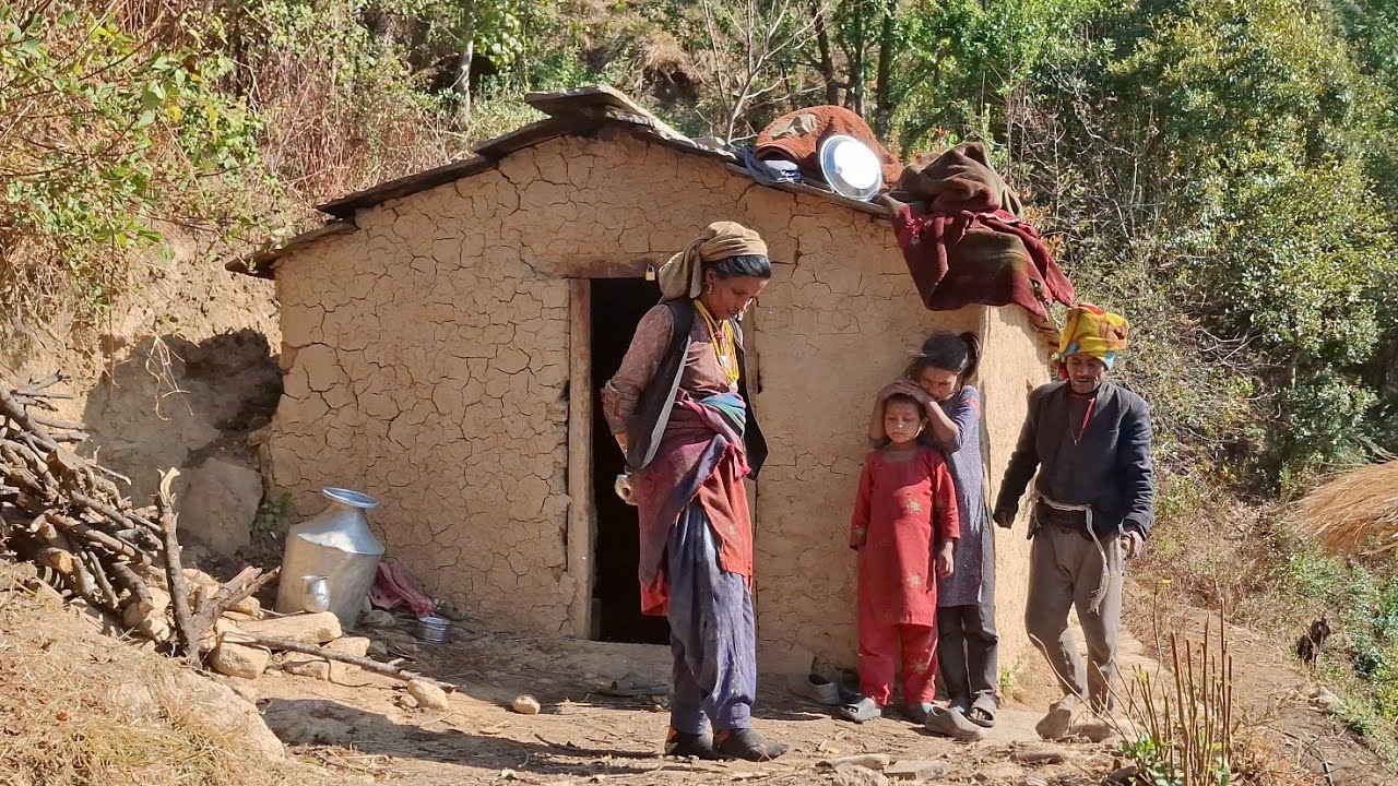 Beautiful Nepali Mountain Village Traditional Life | Daily Activities ...