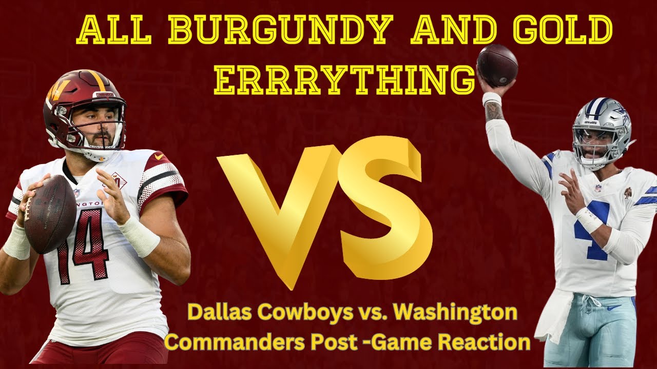 Washington Commanders vs. Dallas Cowboys Post Game Live Reactions #httc ...