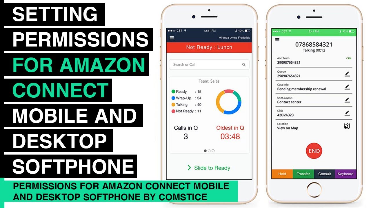 Permissions for Amazon Connect Mobile Agent and Desktop Agent Apps ...