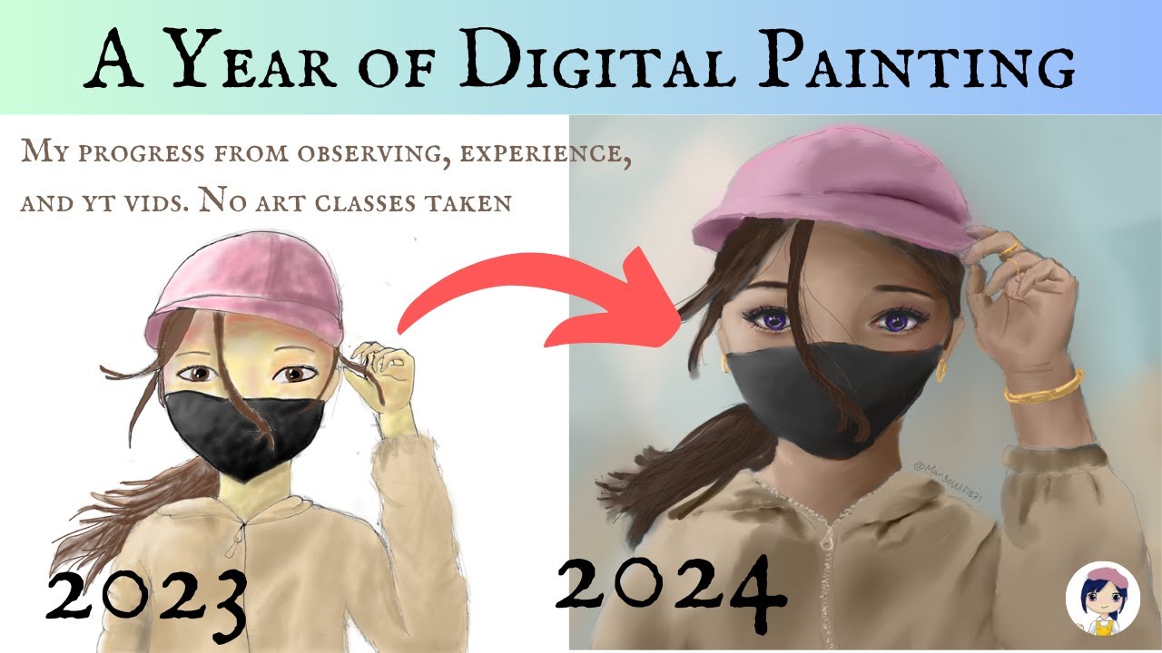 A Year of Digital Realism Painting- Where I Am Now - YouTube