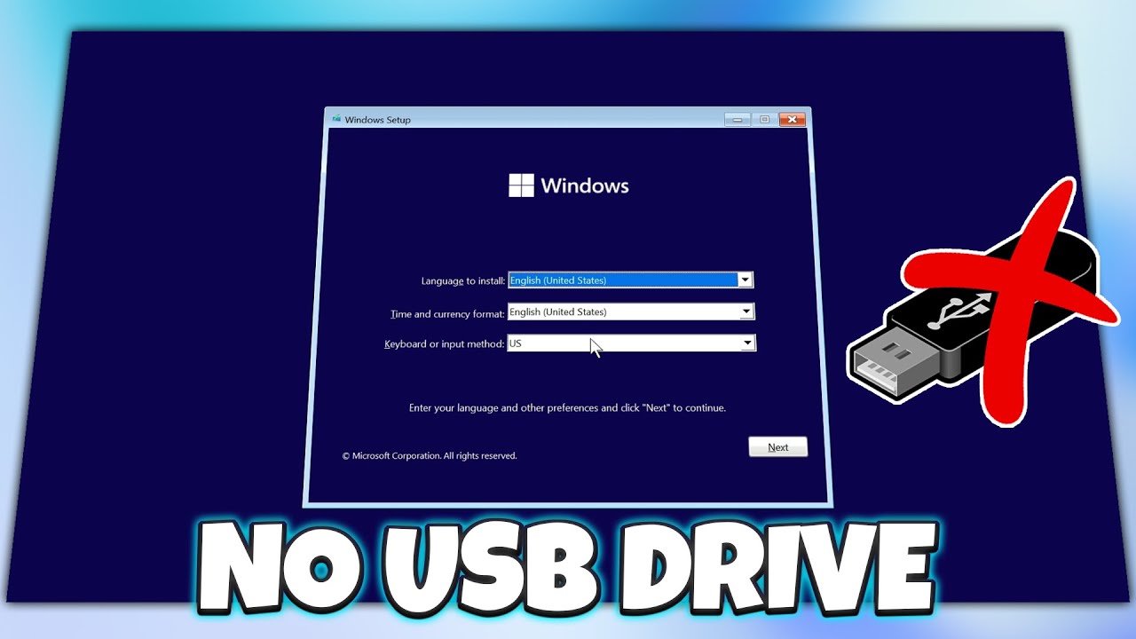 How To Install Windows 11 Without USB Drive - YouTube