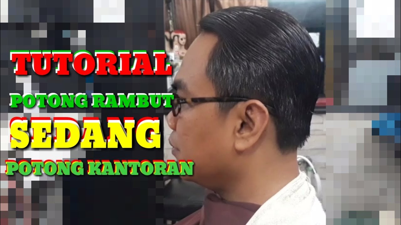 rambut sedang(potong rapi)/potong rambut kantoran/model rambut clasik ...
