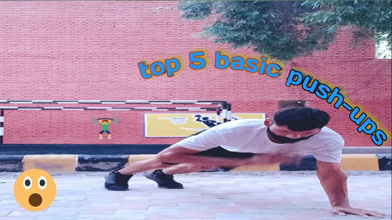 top 5 basic pushups no gym no epuipment - YouTube