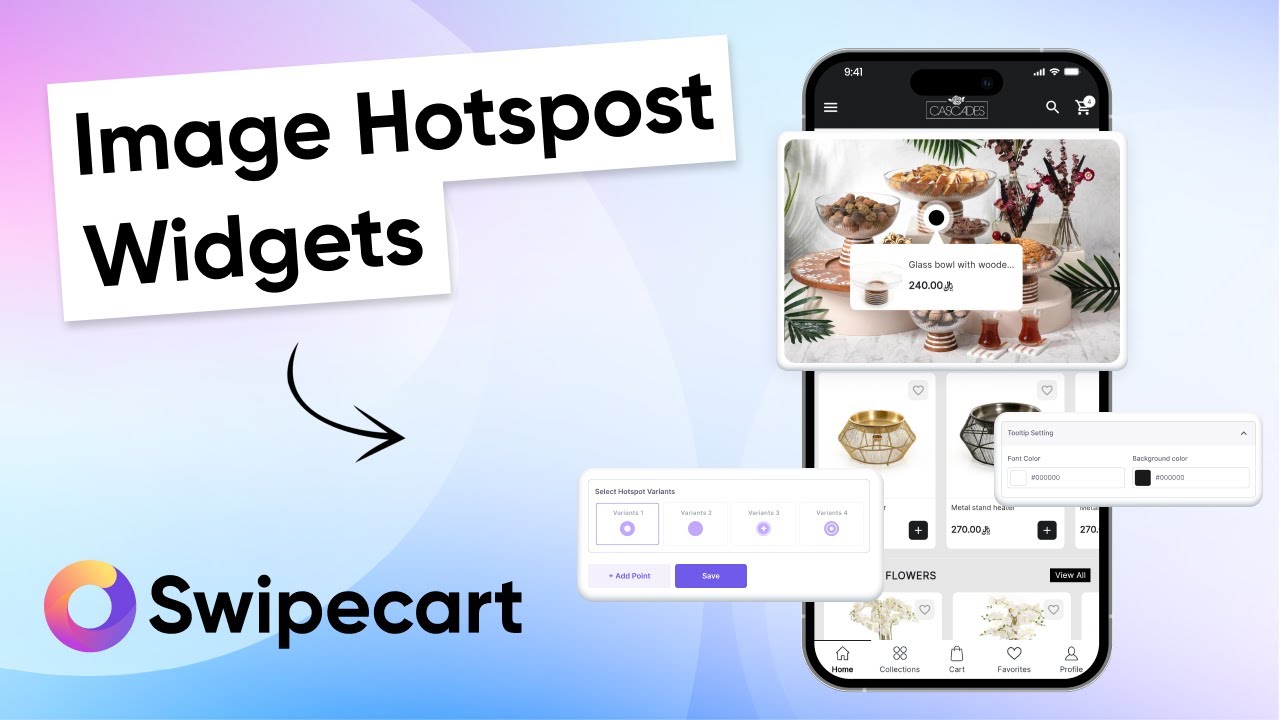 How to add Image Hotspot Widget to your Swipecart app? - YouTube