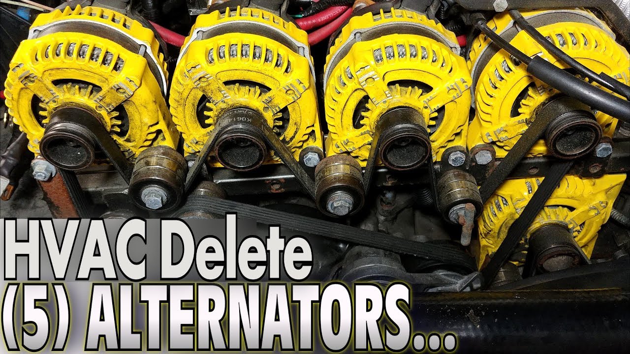 Five ALTERNATORS... But No Air Conditioning!?!? EXTREME Car Audio ...