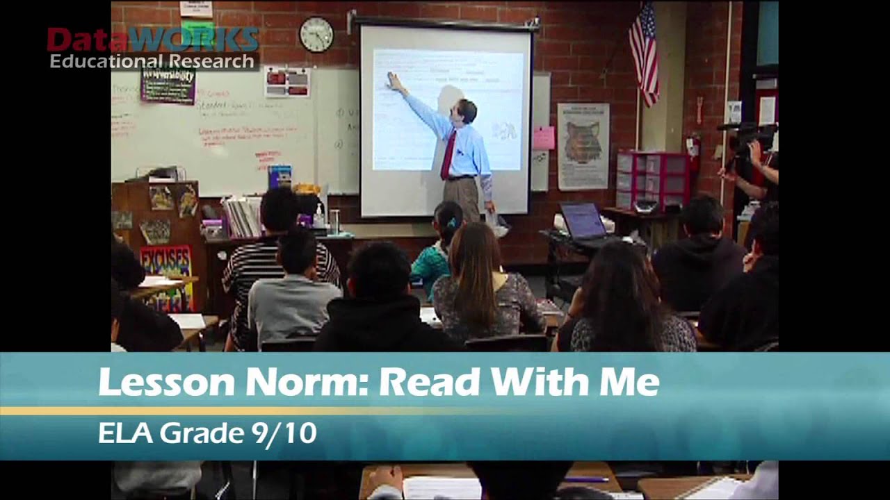 DataWORKS Ed Research 9-12th Grade Lesson Norm Examples - YouTube