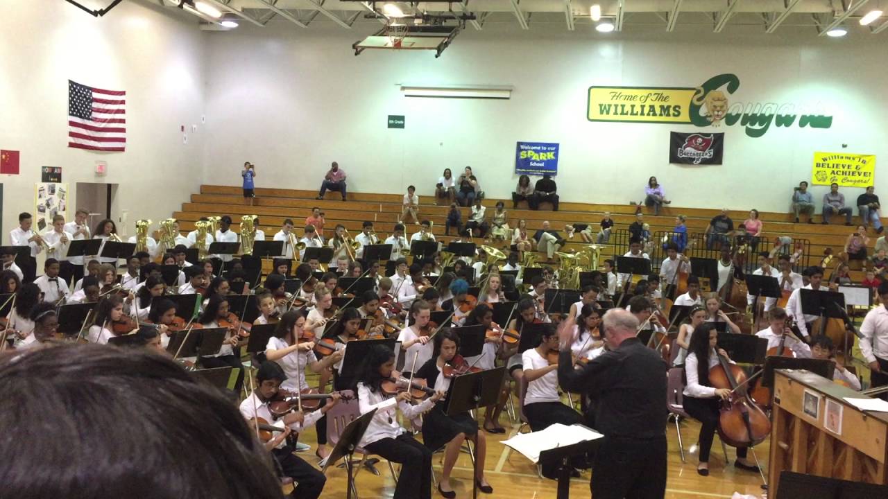 Dark Adventure Williams MS Band and Orchestra - YouTube