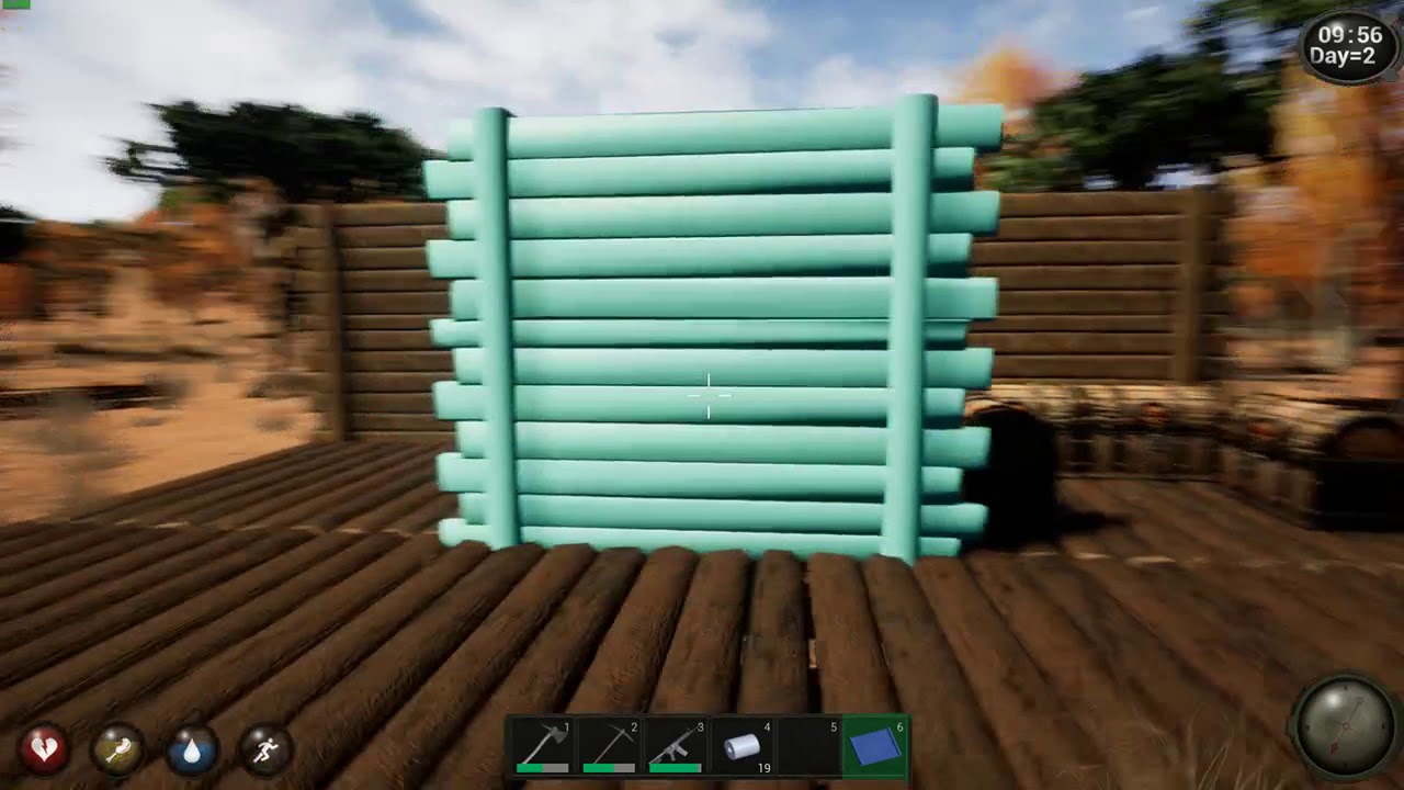 Outback Survival Lets Play Episode 3 "Building our base" - YouTube