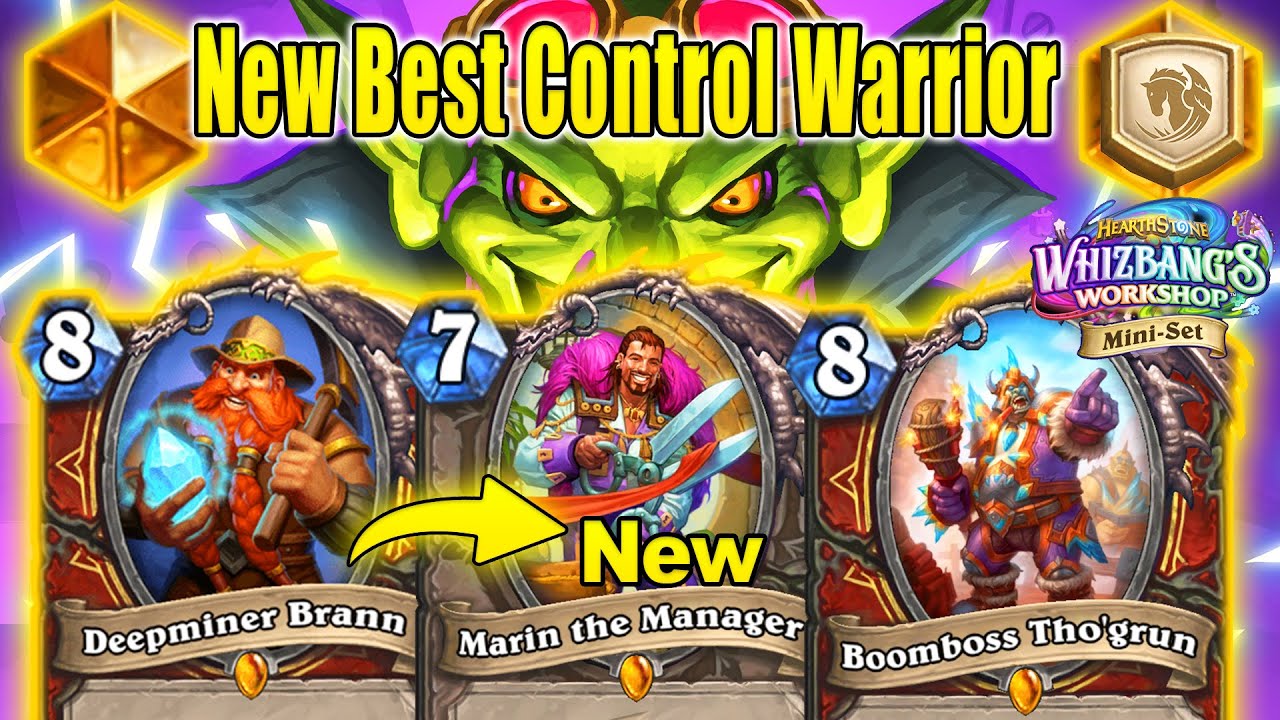 NEW Best Control Warrior Deck In Standard To Craft At Whizbang's ...