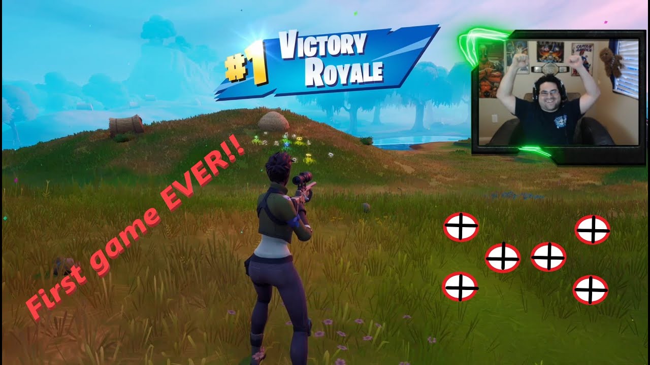 First time playing Fortnite!!!! - YouTube