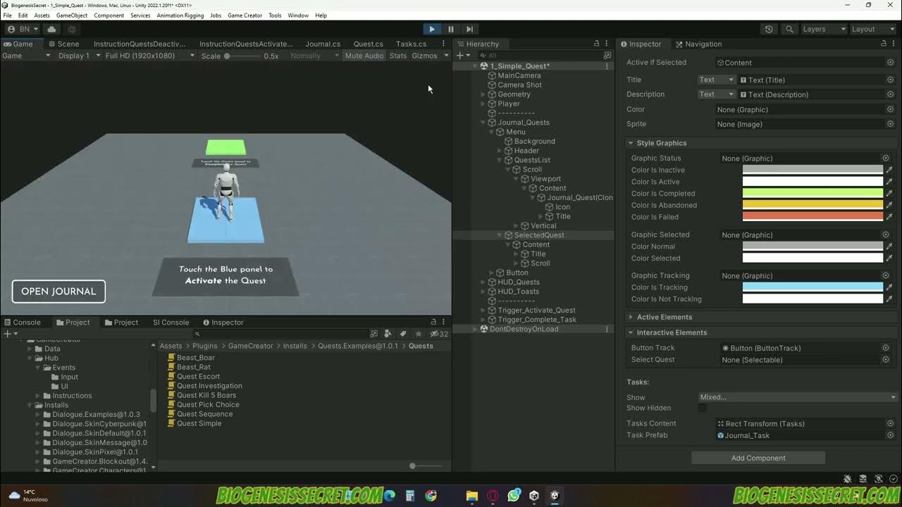 Game Creator 2 Quest intro tutorial - YouTube