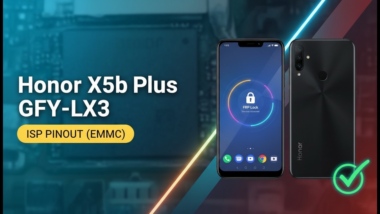 Honor X5b Plus GFY-LX3 ISP PINOUT (EMMC) | Test Point Guide 2026 - YouTube