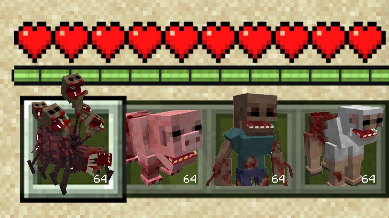 Minecraft PE : FORBIDDEN SCAPE & RUN PARASITES MOD in Minecraft Pocket ...