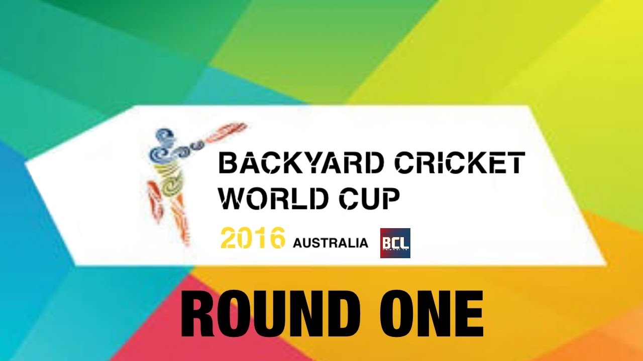 BACKYARD CRICKET WORLD CUP - ROUND ONE!!!! - YouTube