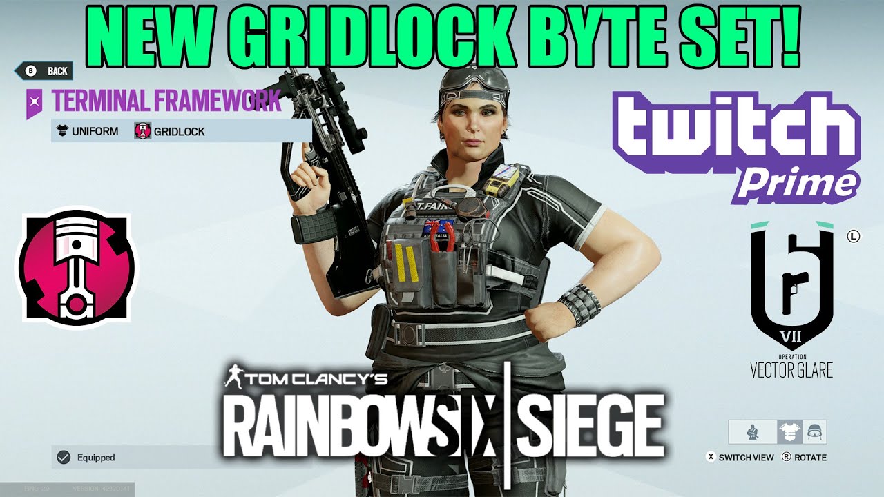 Gridlock Byte Set - Rainbow Six Siege - YouTube