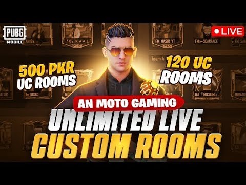 PUBG LIVE CUSTOM ROOMS || PUBG LIVE ROOM || PUBG MOBILE LIVE CUSTOM ...