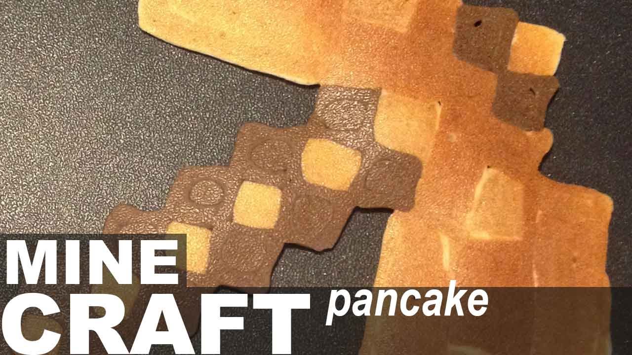 Minecraft Pickaxe Pancake - YouTube