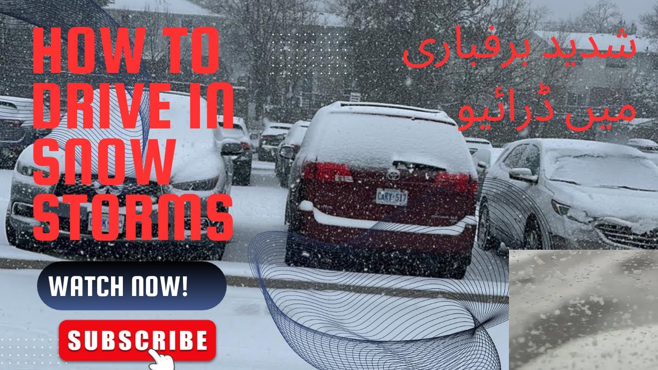 Drive in snow storm/ dangerous track for drive / snow storm/ when i ...