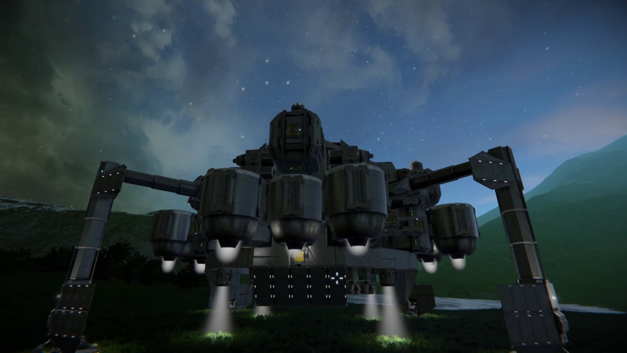 Space Engineers - Mobile Mining Platform - YouTube