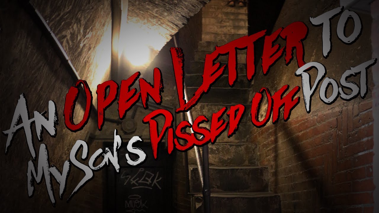 An Open Letter in Response to my Son's Pissed off Post ~ Horror Story ...