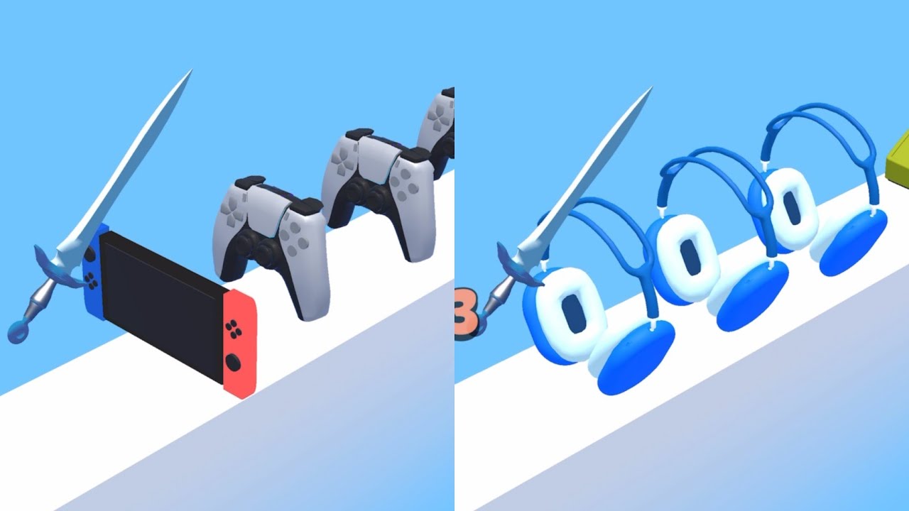 Cut Master 3D! Very Satisfying And Relaxing ASMR Slicing Game - YouTube