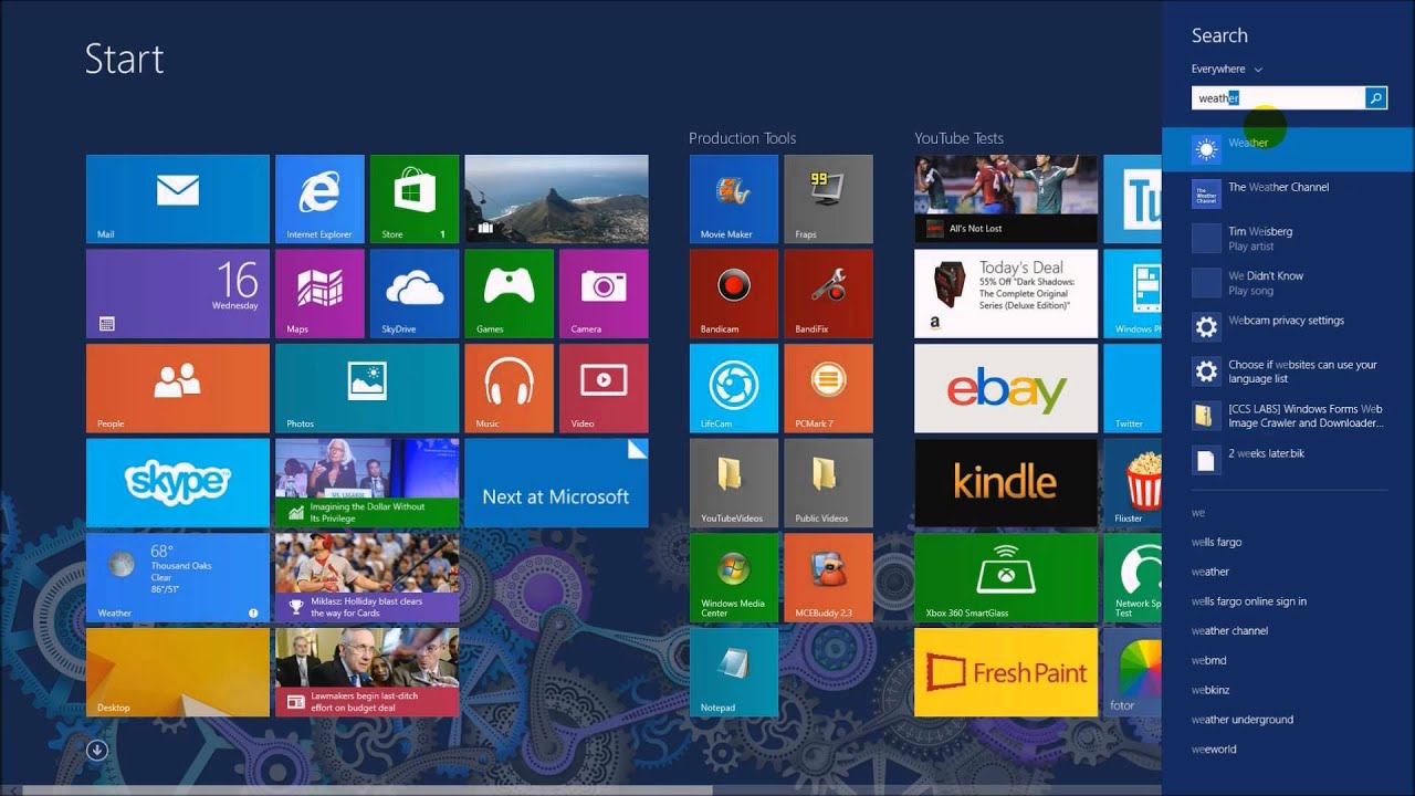Windows 8.1 Tips - New Search Functions - YouTube