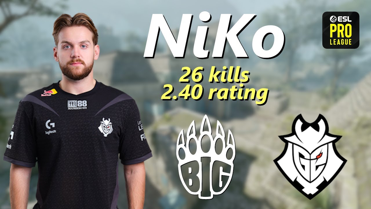 NiKo 26-5 POV: BIG vs G2 @ Ancient | ESL Pro League Season 19 - YouTube