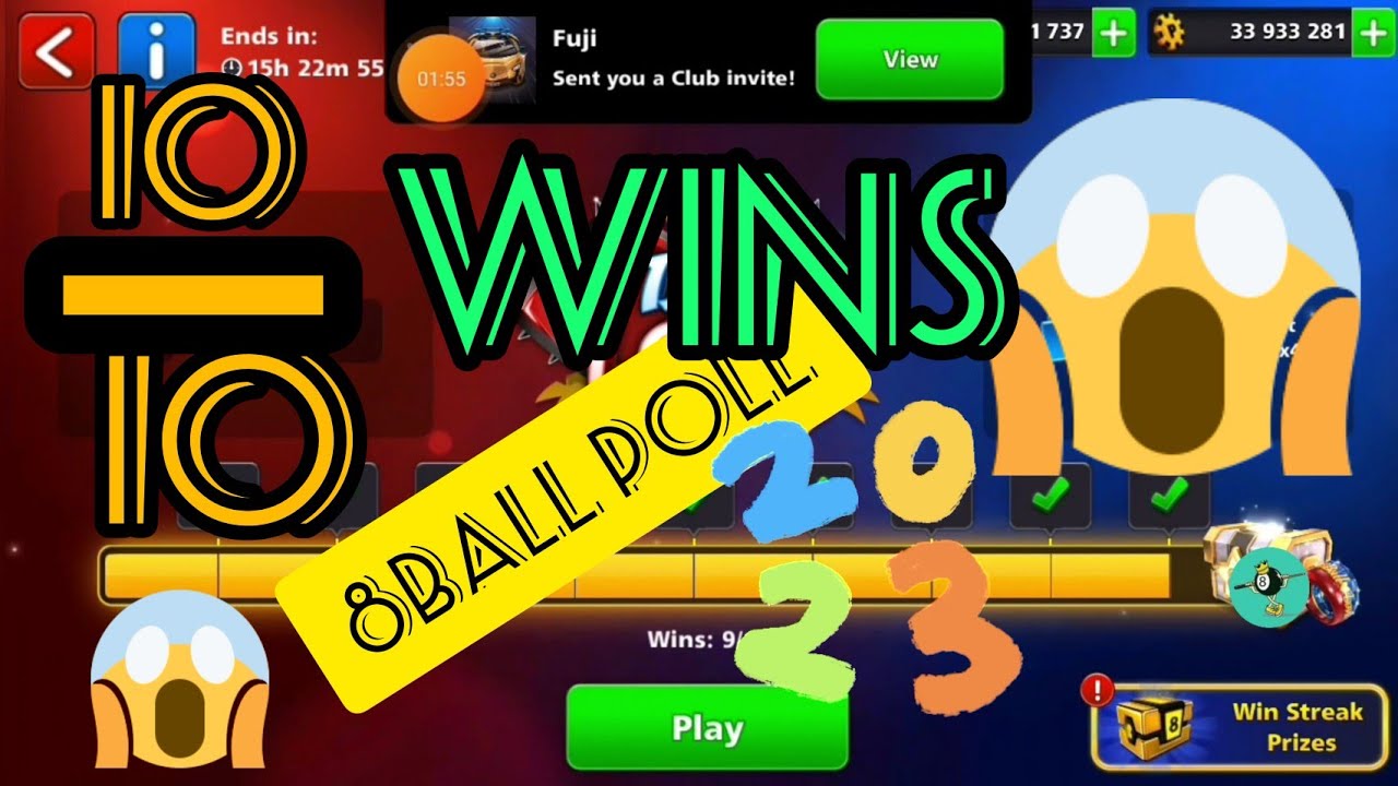 8ball poll 8 Ball love new edition 10/10 wins #8ballpoll #game #gaming ...