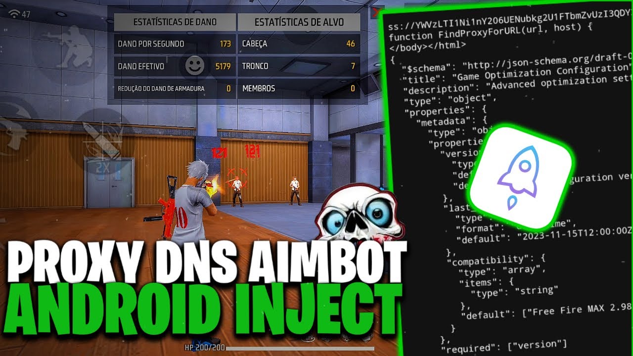 Saiu! PROXY DNS AIMBOT ANDROID ⚙️ FULL VERMELHO 98% HS 🍓 AUXILIAR DE ...
