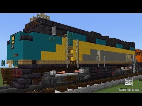 Minecraft VIA Rail F40PH-2D Locomotive Tutorial - YouTube