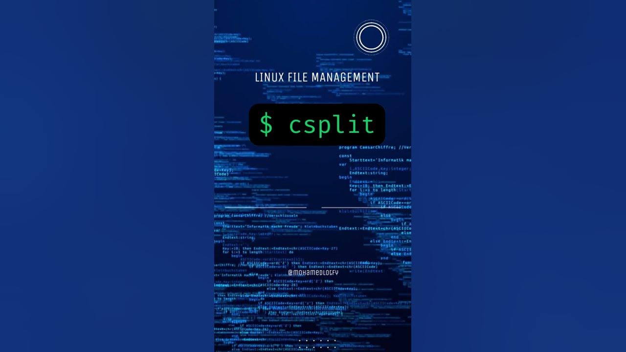 📂 Mastering the csplit Command in Linux for DevOps #shorts #shortvideo #shortsvideo - YouTube