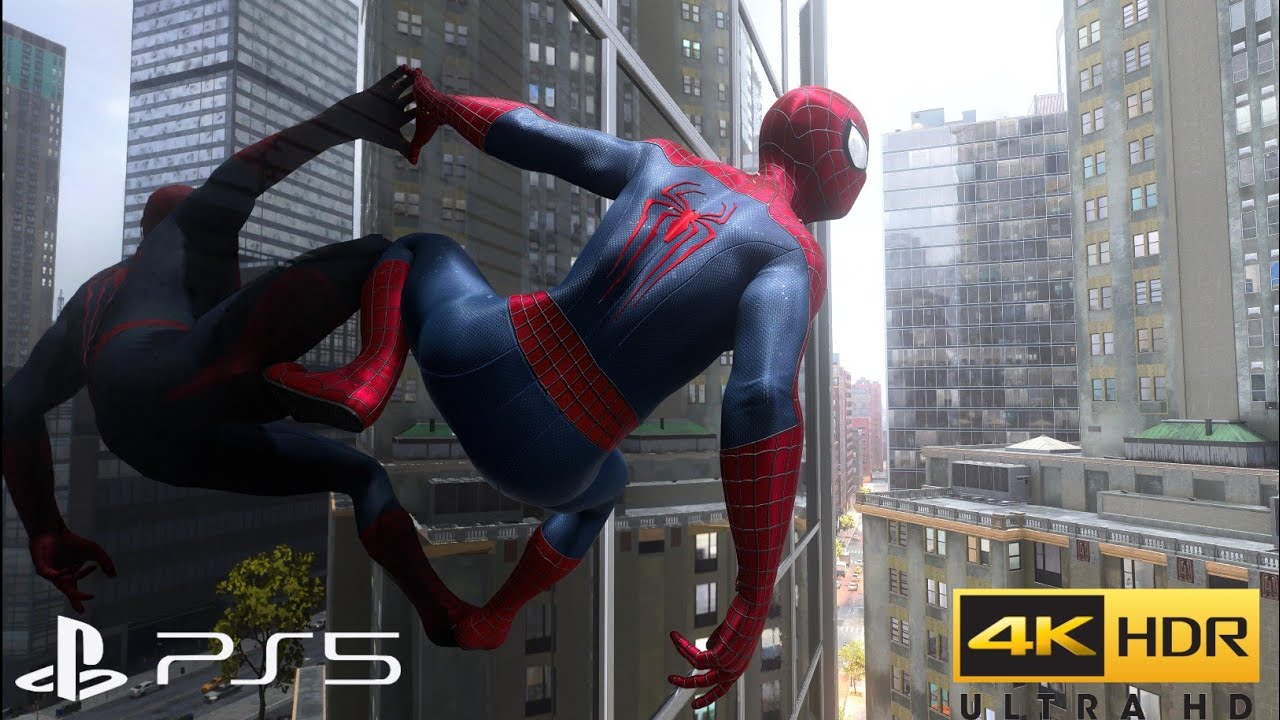 Marvel Spidermen 2 (PS5) Peter The Amazing Spidermen Suit Free Roam ...