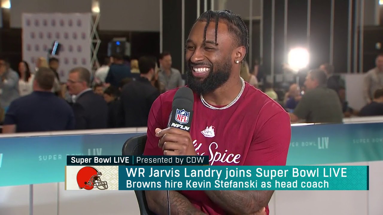 Joe Thomas and Andrew Hawkins interview wide receiver Jarvis Landry on ...