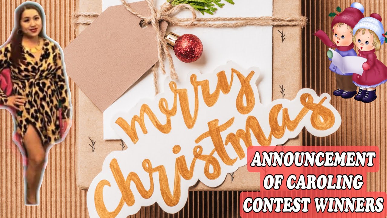 CHRISTMAS CAROLING CONTEST 2021 WINNERS || CINDY S MATILDO - YouTube