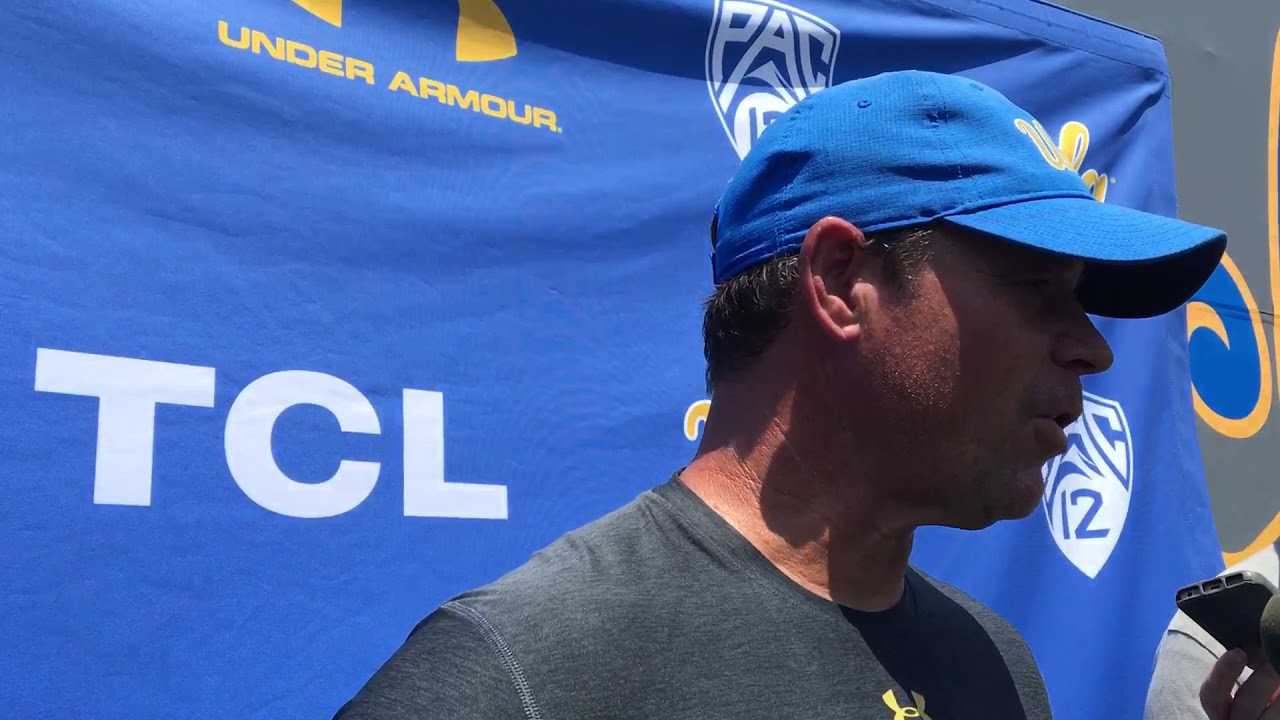 Jim Mora after practice Aug. 31 - YouTube