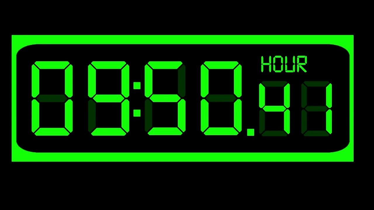 10 Hour Countdown Bbc News Remix Digital Stopwatch Version Youtube