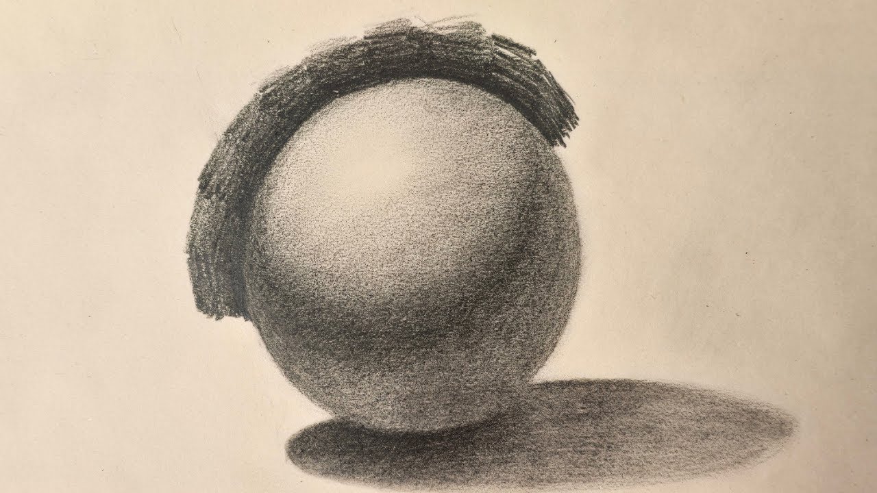 How to shade a circle | circle shading | pencil drawing tutorial - YouTube